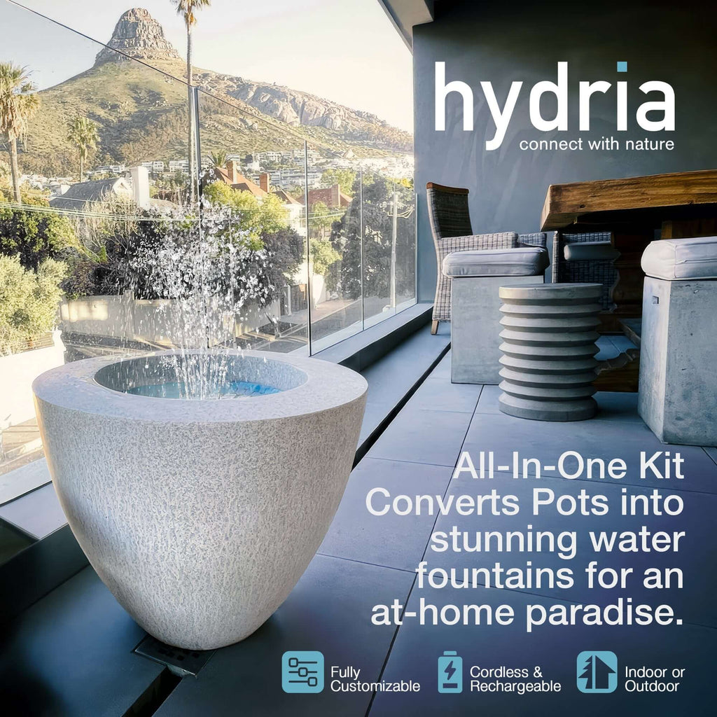 HYDRIA CORDLESS WATER FOUNTAIN KIT | hydria
