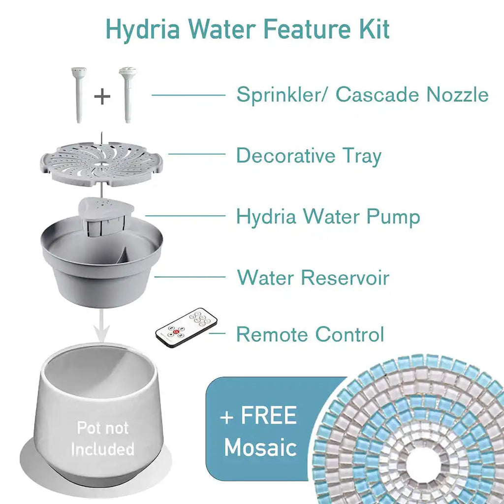 hydria | hydria all-in-one water fountain kit